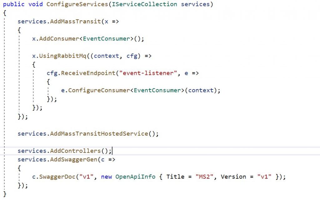 Communication between 2 Microservices via RabbitMQ using MassTransit with asp.net Core - Explore ...