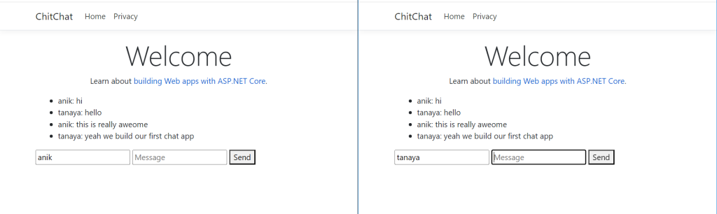 How to build Chat App in ASP.NET Core using SignalR - Explore Magic